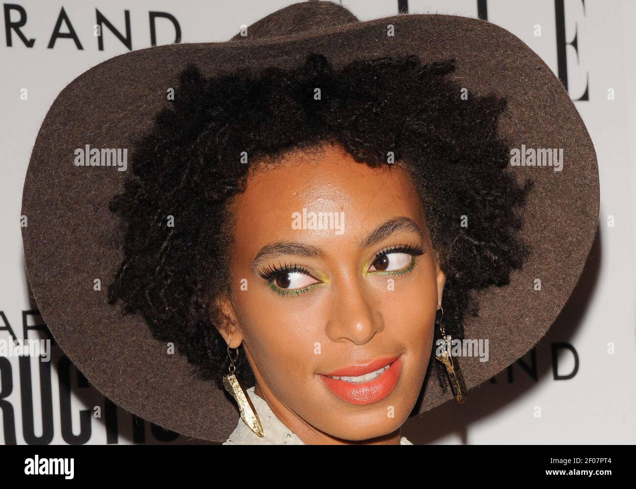 Solange Knowles. ELLE Women in Music Event held at The Music Box. 11 ...