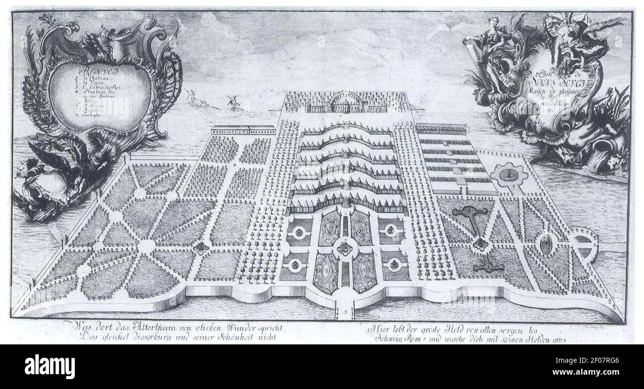 Plan de Sans Souci Stock Photo - Alamy