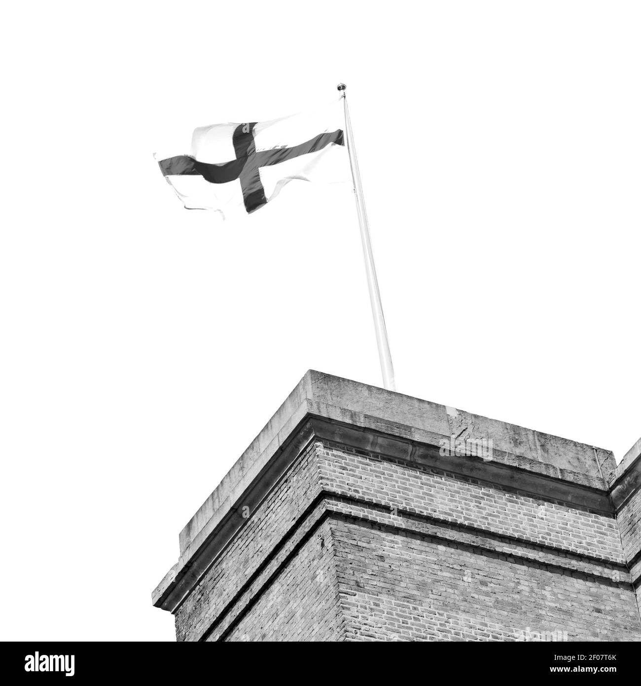 Flag england english banner Black and White Stock Photos & Images - Alamy