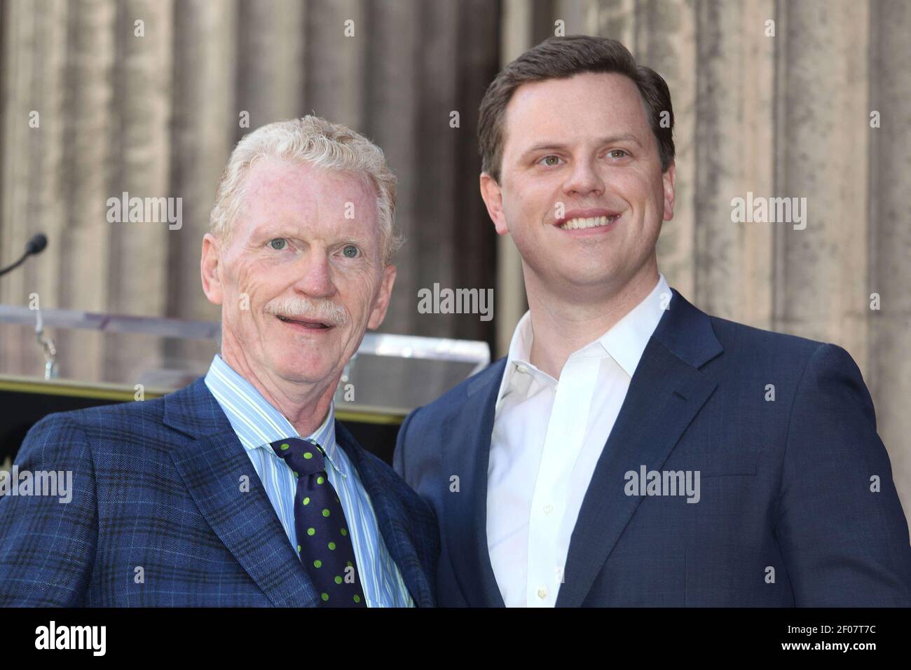15 April 2011 - Hollywood, CA- Bill Geist and Willie Geist pose as Bill ...