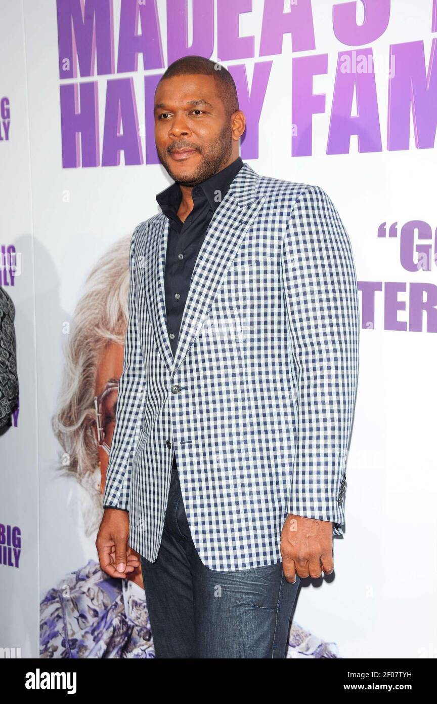 Tyler Perry. Madea's Big Happy Family premiere held at the ArcLight ...