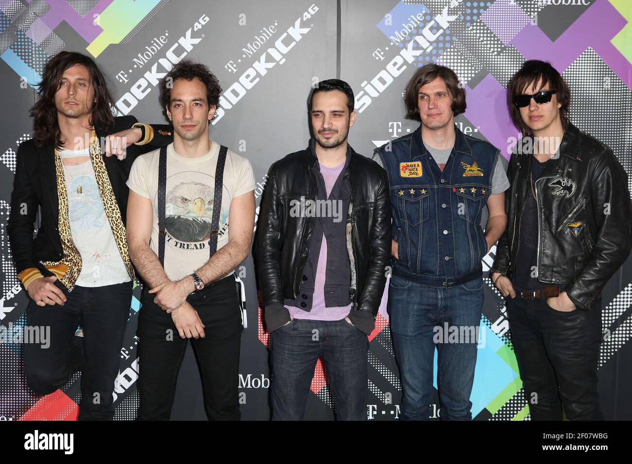 20 April 2011 - Beverly Hills, CA- Musicians Nick Valensi, Albert ...