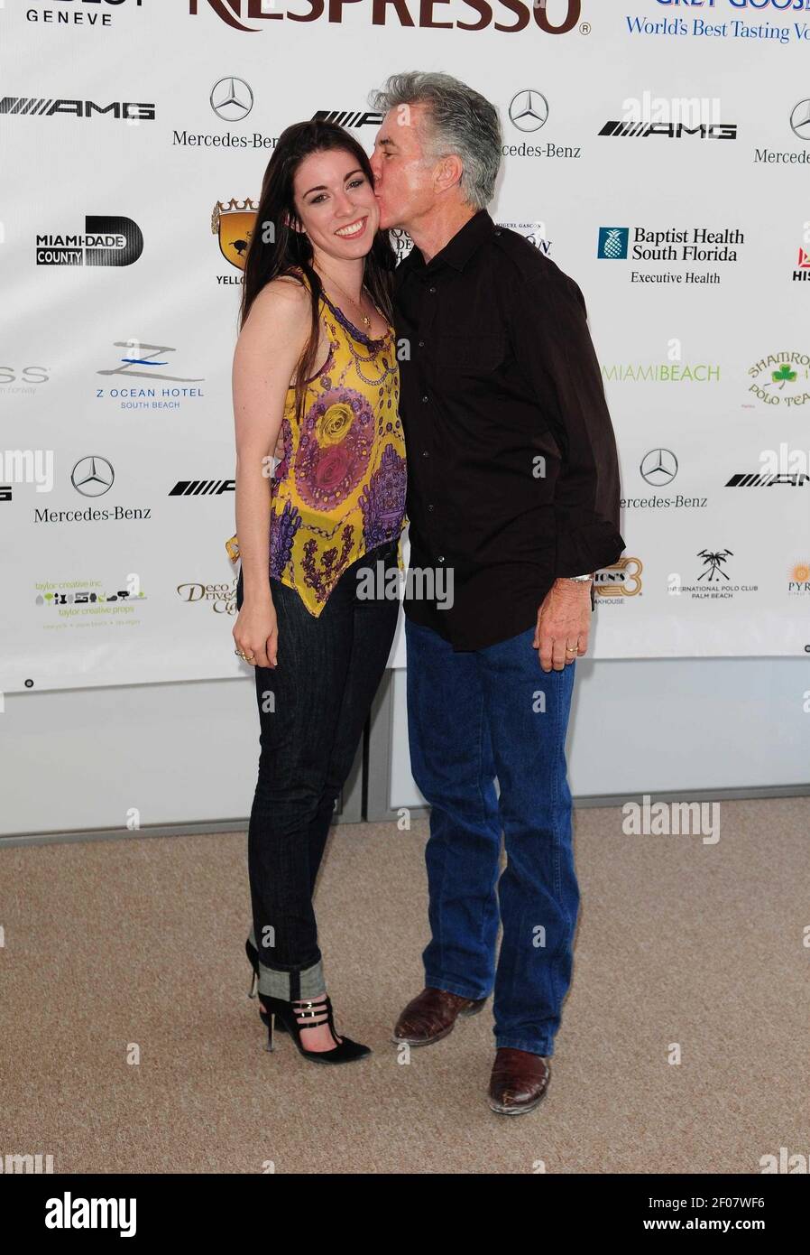 April 21, 2011- Miami Beach, Florida - Meghan Walsh and John Walsh ...