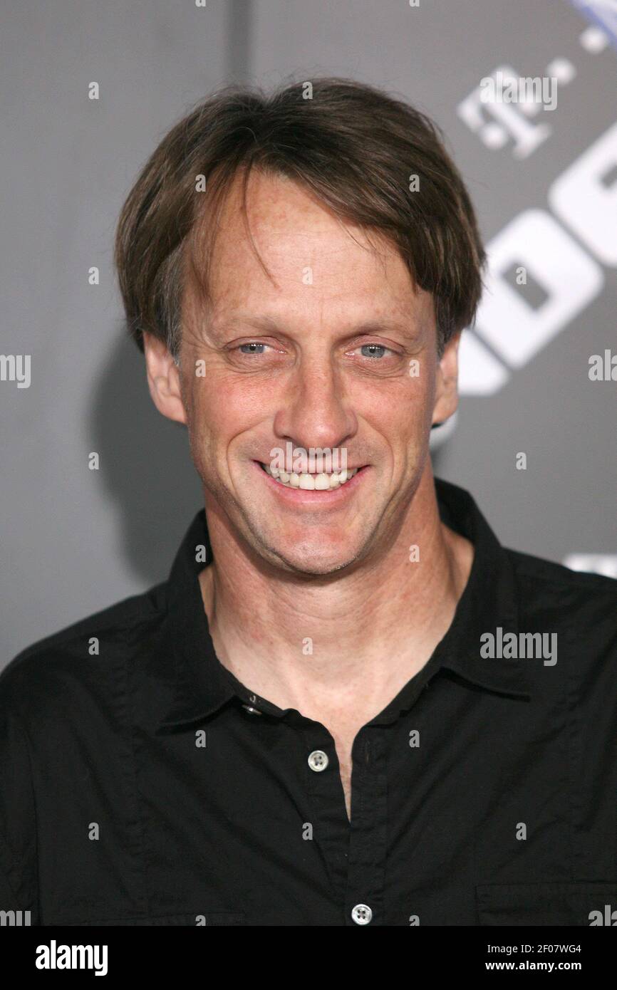 20 April 2011 - Beverly Hills, CA- Tony Hawk arrives to the T-Mobile ...