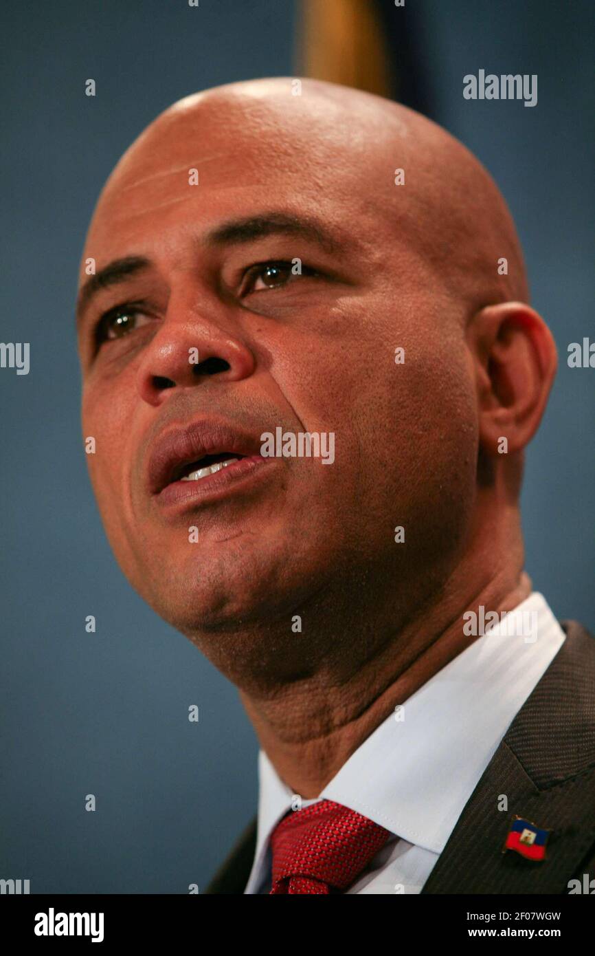 21 April 2011 - Washington, DC - President Elect of Haiti Michel ...