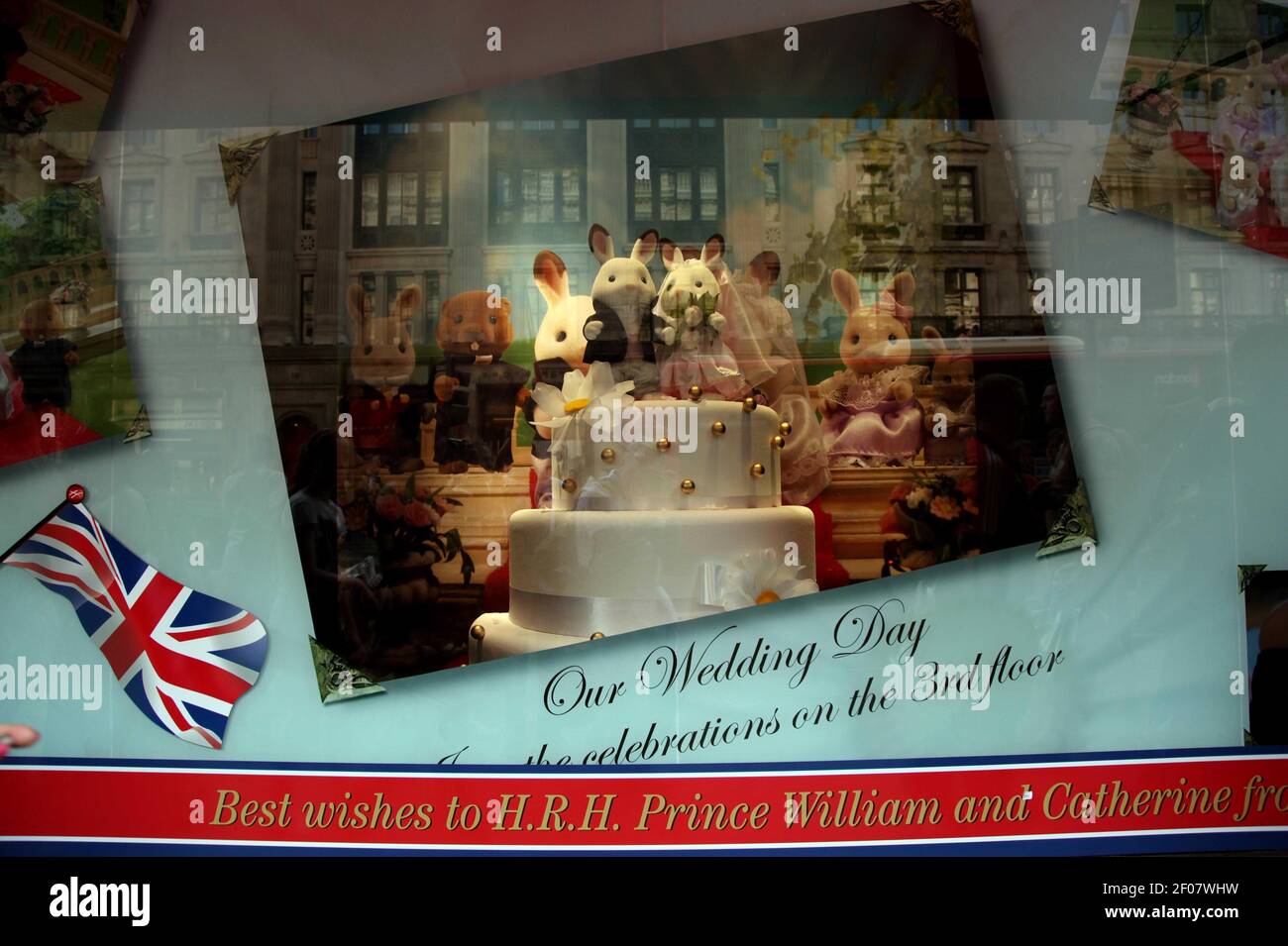 22 April 2011 - London, England - A window display at Hamley's toy ...