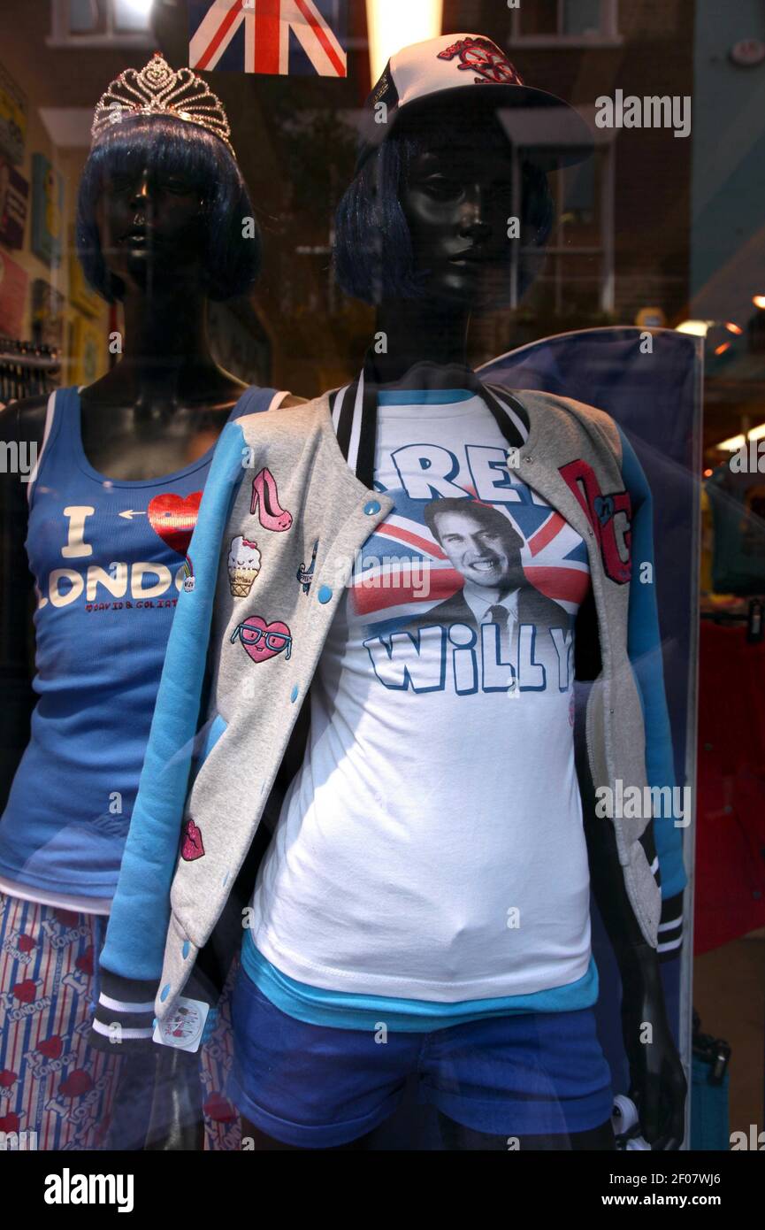 22 April 2011 - London, England - Royal wedding inspired window ...