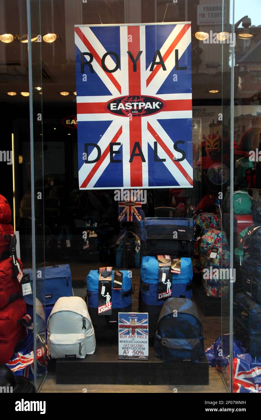 22 April 2011 - London, England - Royal wedding inspired window ...