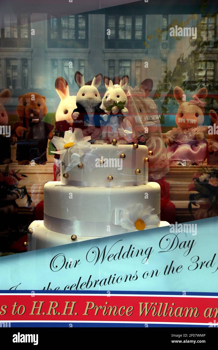 22 April 2011 - London, England - A window display at Hamley's toy ...