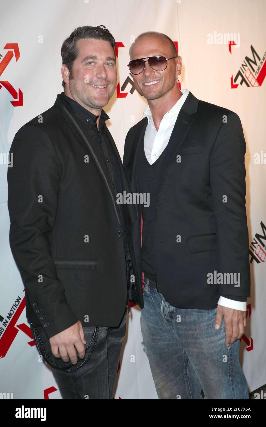 25 April 2011 - Hollywood, CA-Jason Hewitt and Luke Goss arrive to the ...