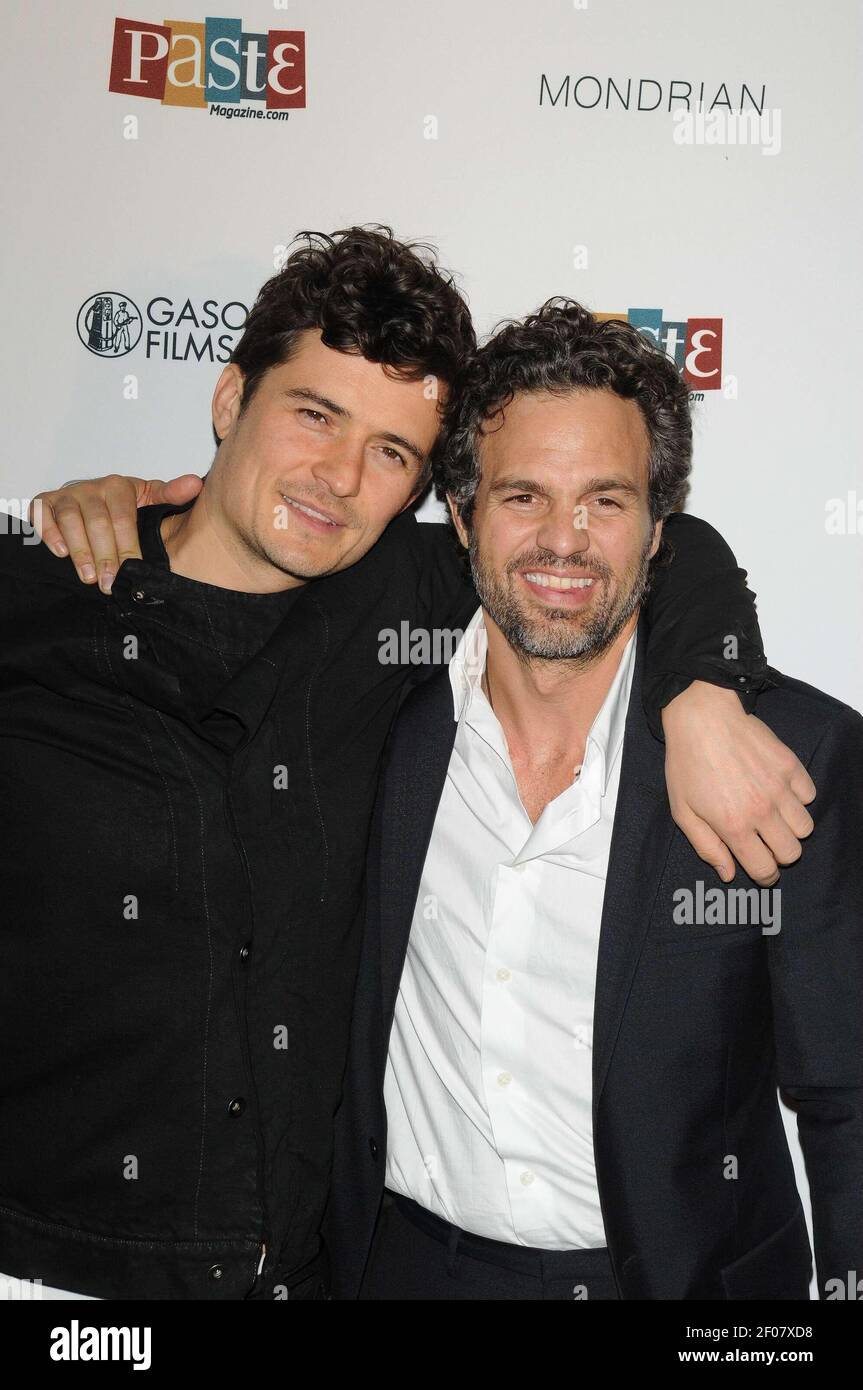 Orlando Bloom and Mark Ruffalo. Sympathy for Delicious Release Party held at the Sky Bar ...