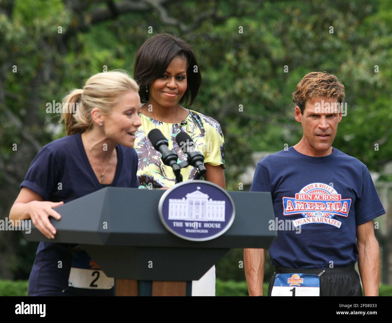 02 May 2011 - Washington, DC - First Lady Michelle Obama greeted ...