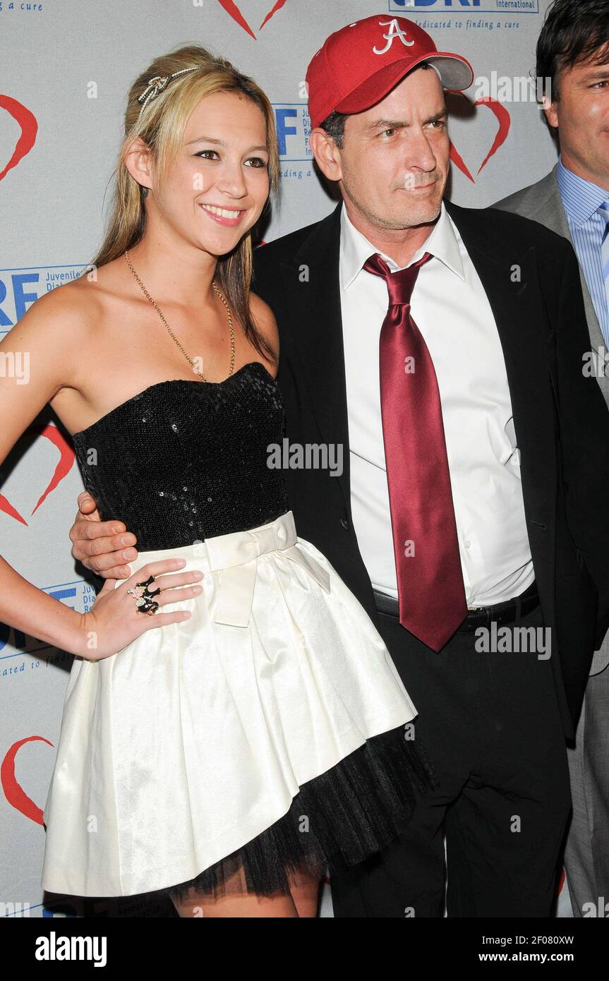 Natalie Kenly aka 'Natty Baby' and Charlie Sheen. Juvenile Diabetes ...