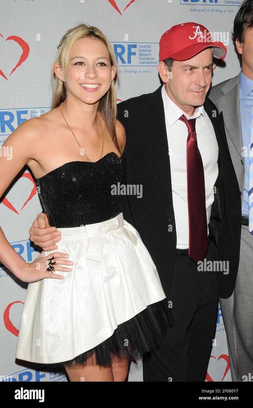 Natalie Kenly aka 'Natty Baby' and Charlie Sheen. Juvenile Diabetes ...