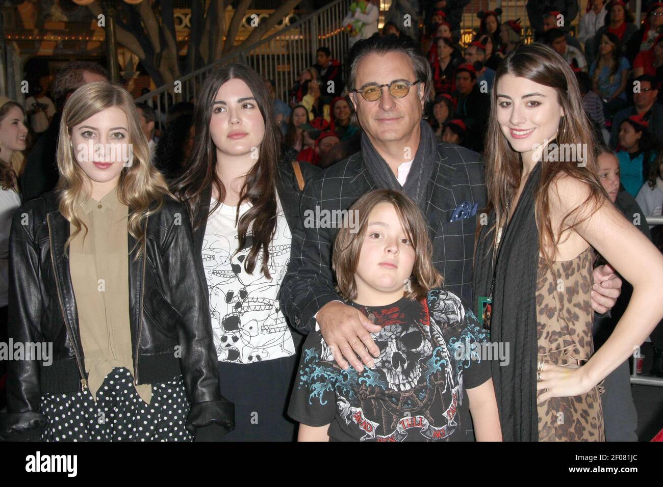 07 May 2011 - Anaheim, CA - Andy Garcia, Dominik Garcia-Lorido (R) and ...