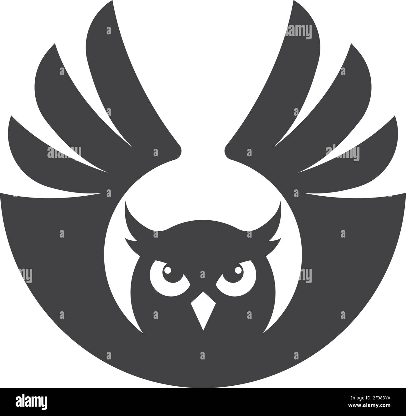 Cute little eagle owl Stock Vector Images - Alamy