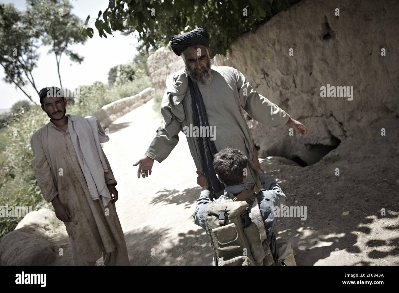 17 May 2011 - Kandahar, Afghanistan -In the district of Zhari a Afghan ...