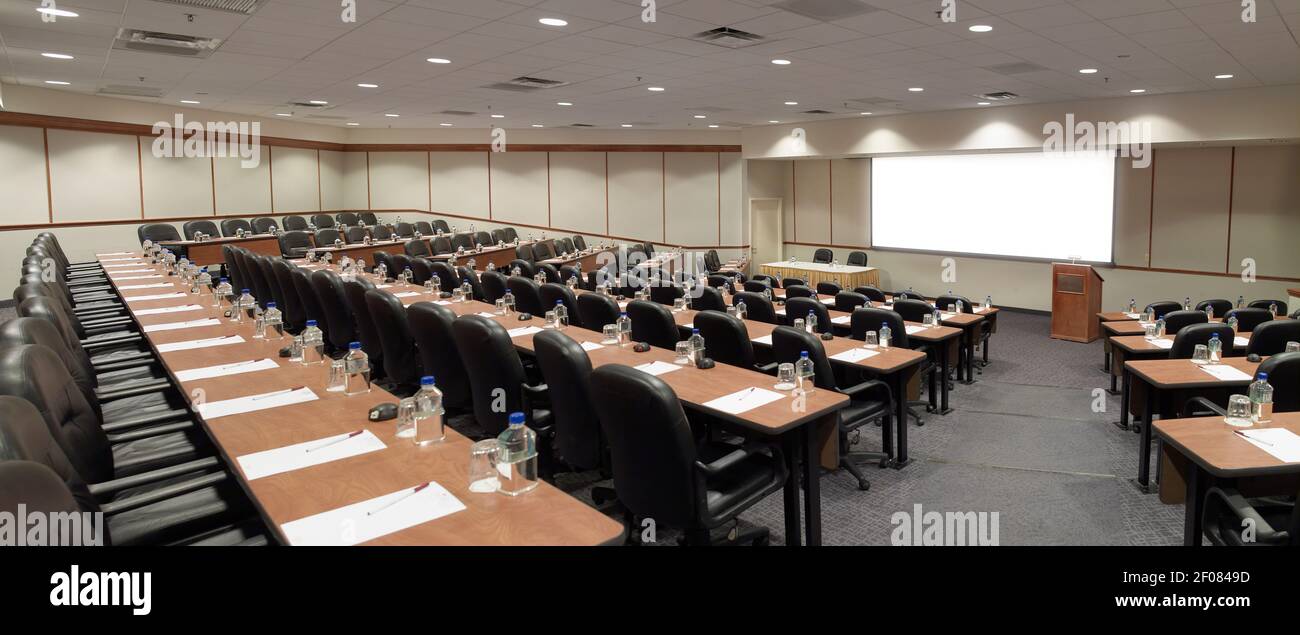 Large empty conference room, Philadelphia, USA Stock Photo - Alamy