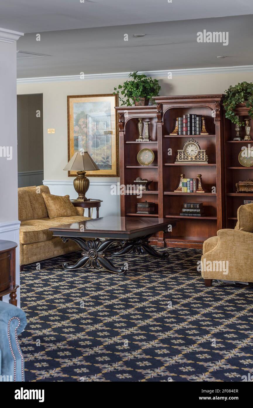 Classic living room interior, Philadelphia, USA Stock Photo - Alamy