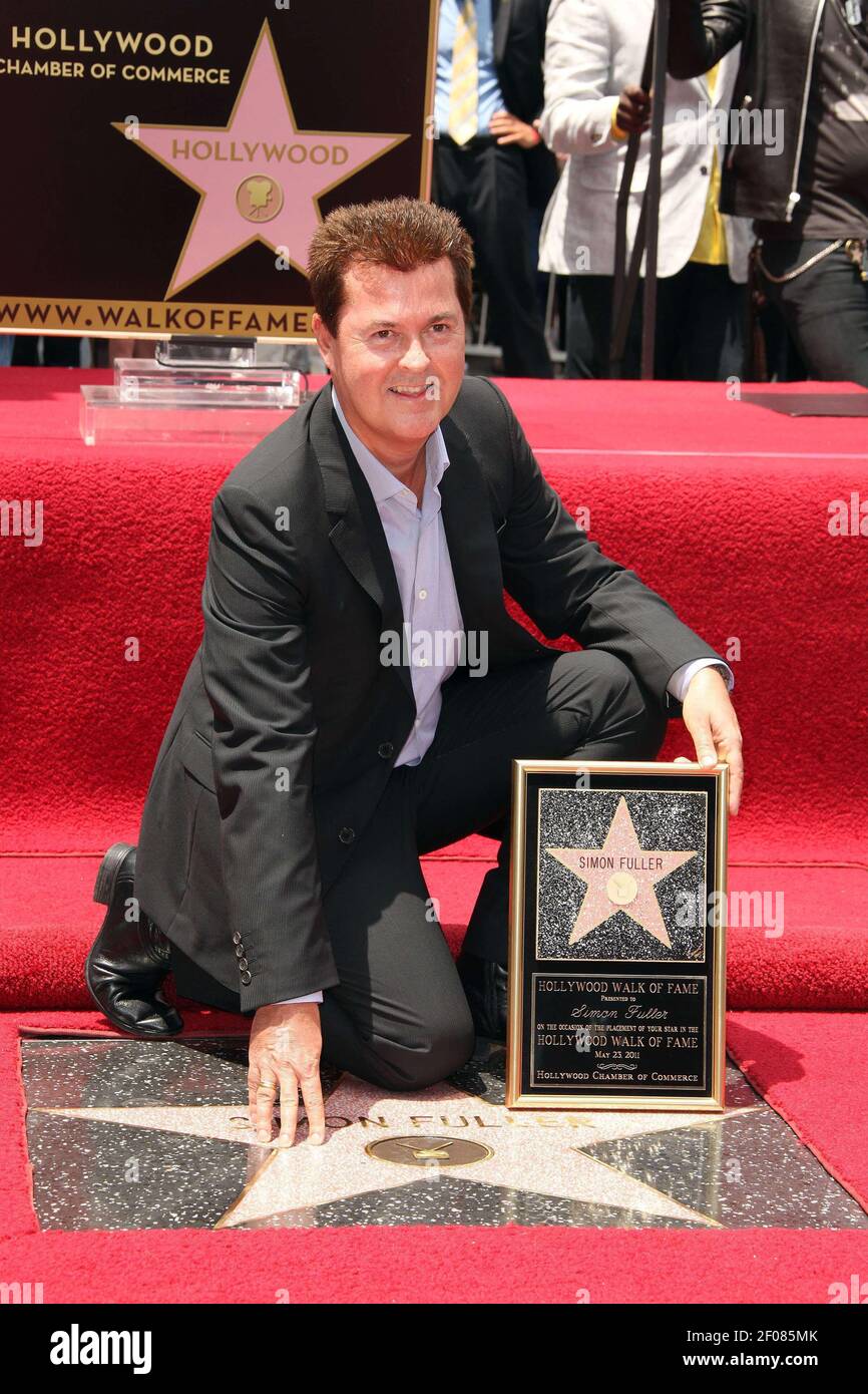 23 May 2011 - Hollywood, CA- Simon Fuller receives a star on the ...