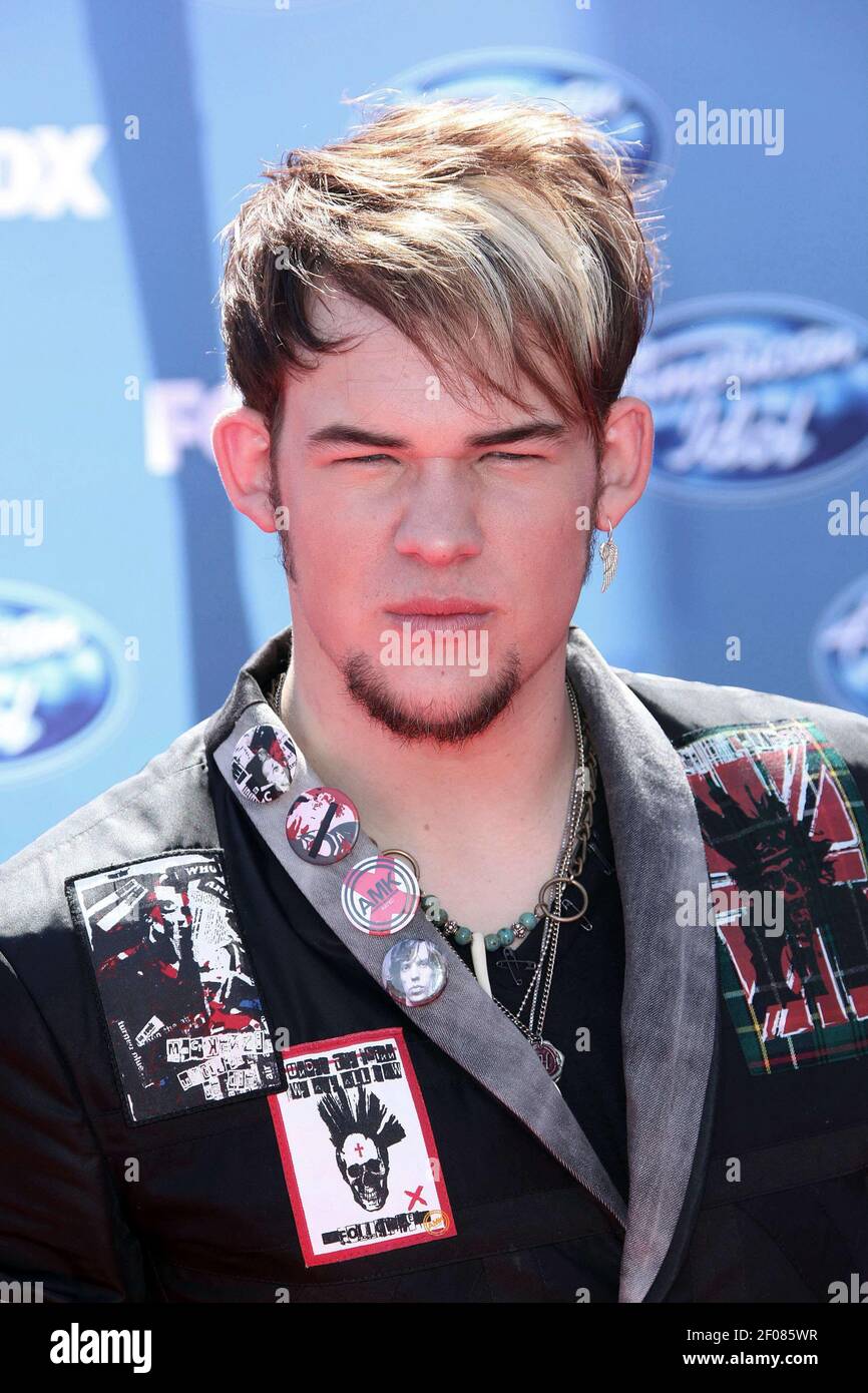 25 May 2011 - Los Angeles, CA- James Durbin arrives to the finale of ...