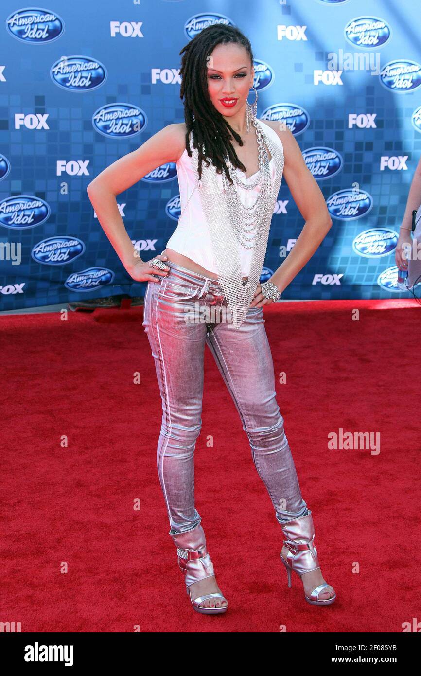 25 May 2011 - Los Angeles, CA- Naima Adedapo arrives to the finale of ...