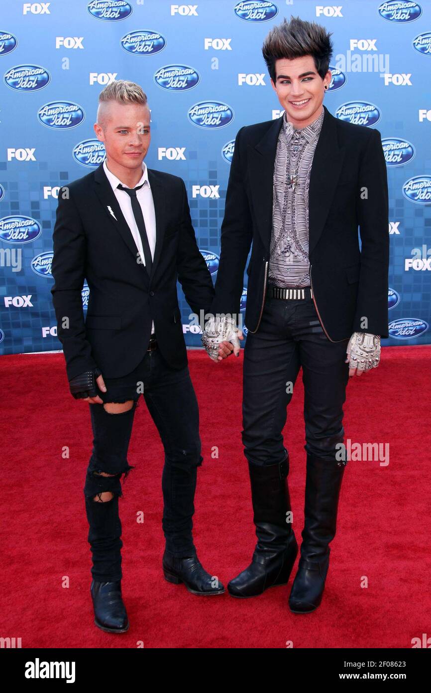 25 May 2011 - Los Angeles, CA- Adam Lambert and guest arrive to the ...