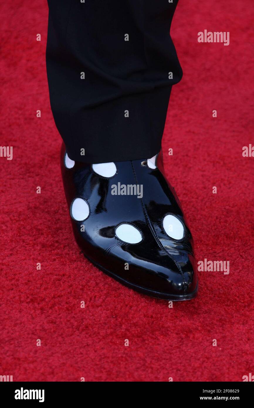 25 May 2011 - Los Angeles, CA- Randy Jackson shoe detail arrives to the ...