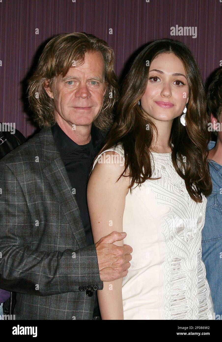 02 June 2011 - Los Angeles, CA - William H. Macy and Emmy Rossum arrive ...