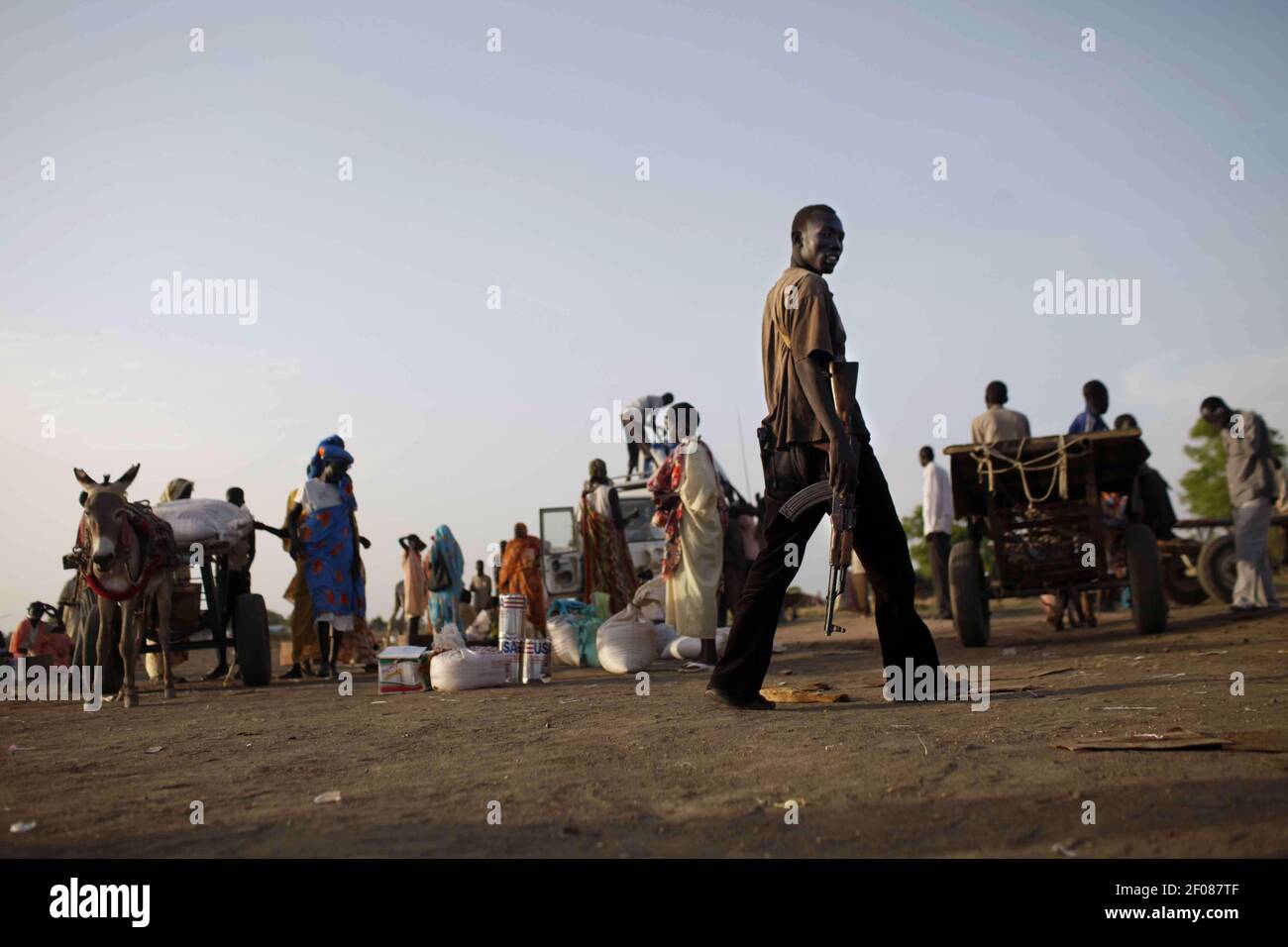 5 June 2011 - Agok, Southern Sudan - World Food Program's food ...