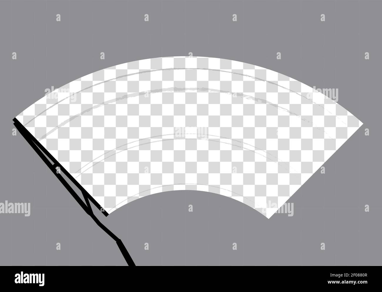 Car wiper windshield winter clean front window background. Vector ...