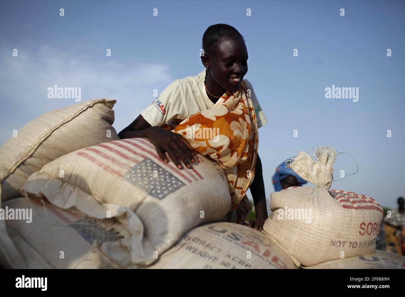 5 June 2011 - Agok, Southern Sudan - World Food Program's food ...