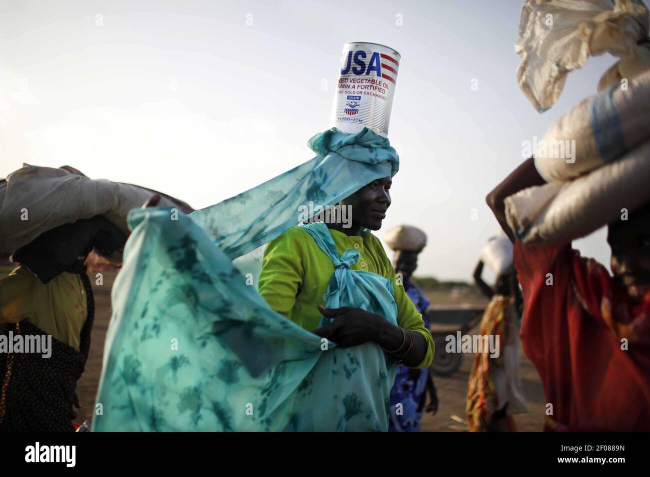 5 June 2011 - Agok, Southern Sudan - World Food Program's food ...
