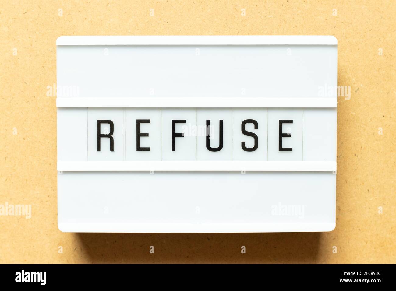Refuse result hi-res stock photography and images - Alamy