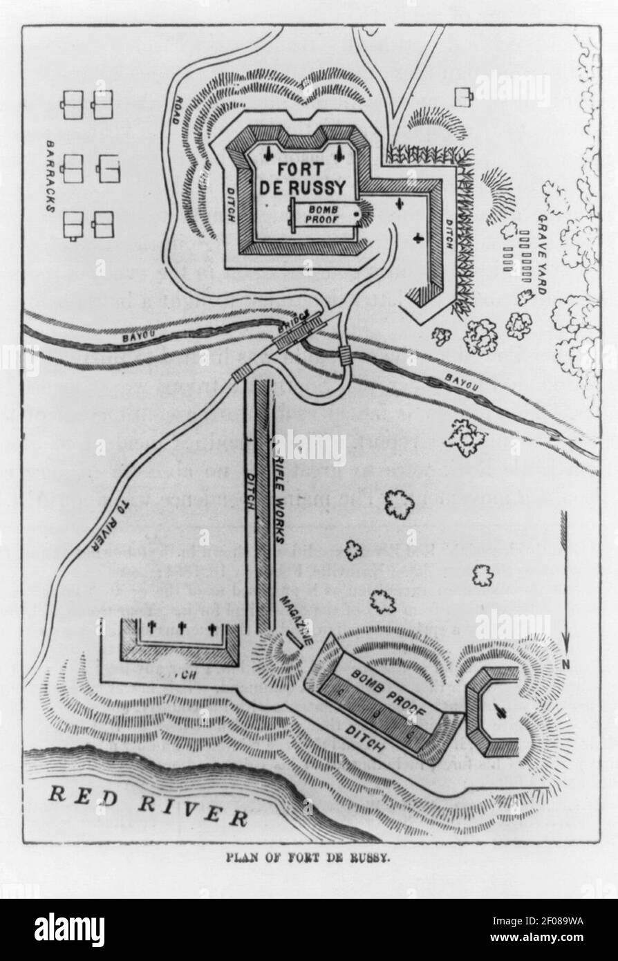 Plan of Fort De Russy Stock Photo - Alamy