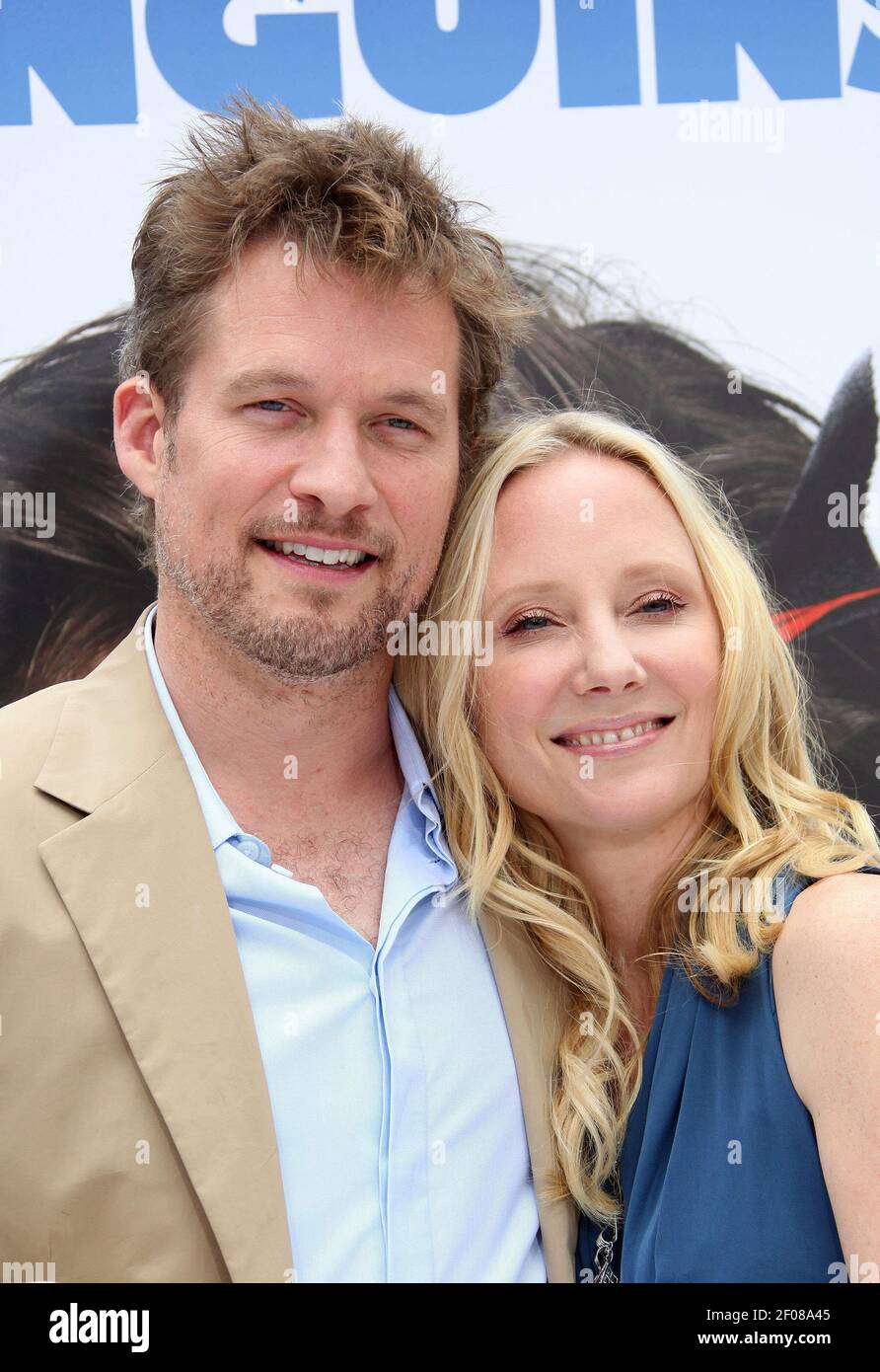 12 June 2011 - Hollywood, CA - James Tupper and Anne Heche arrive to ...