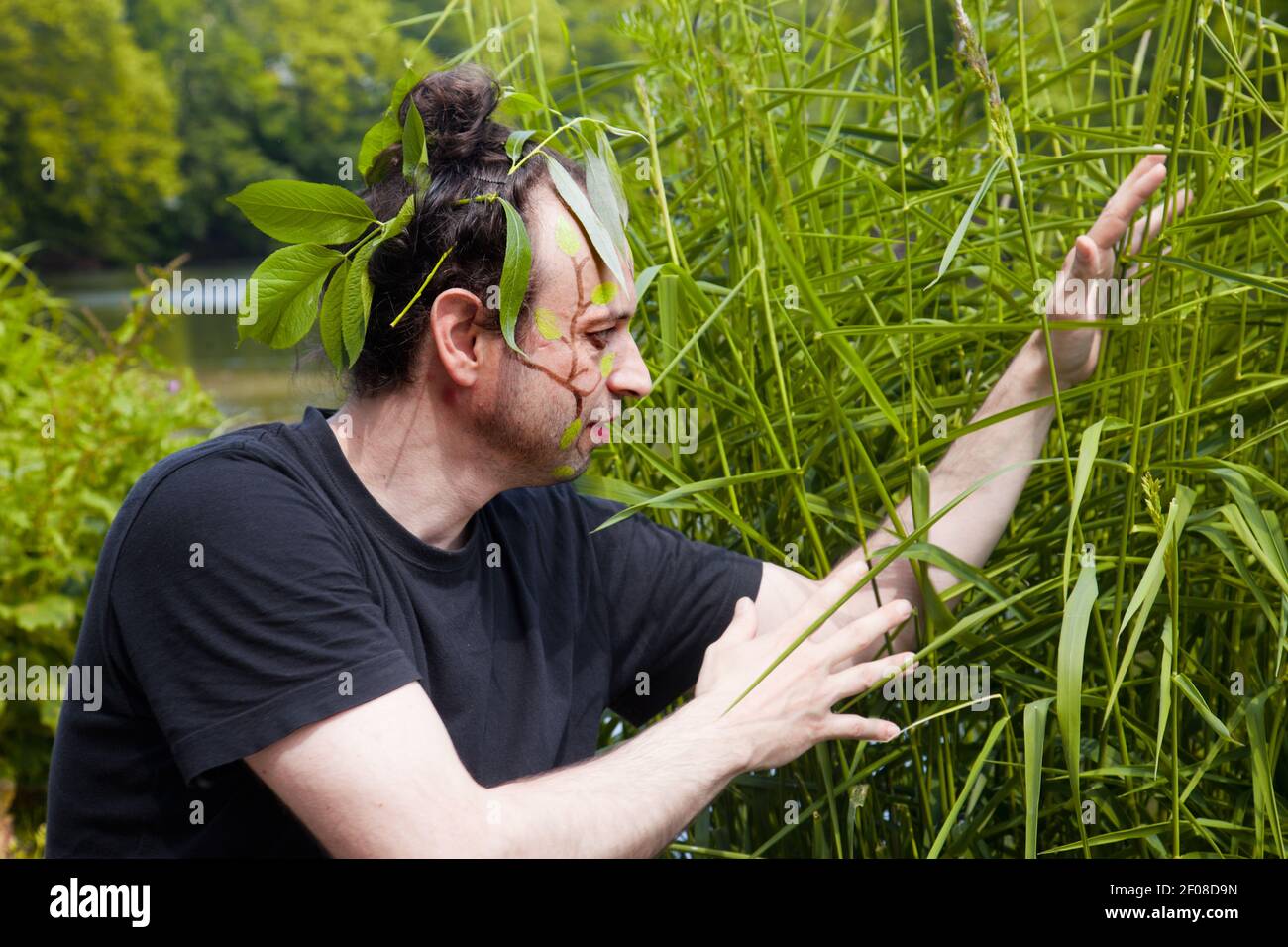 Nature with human being hi-res stock photography and images - Alamy