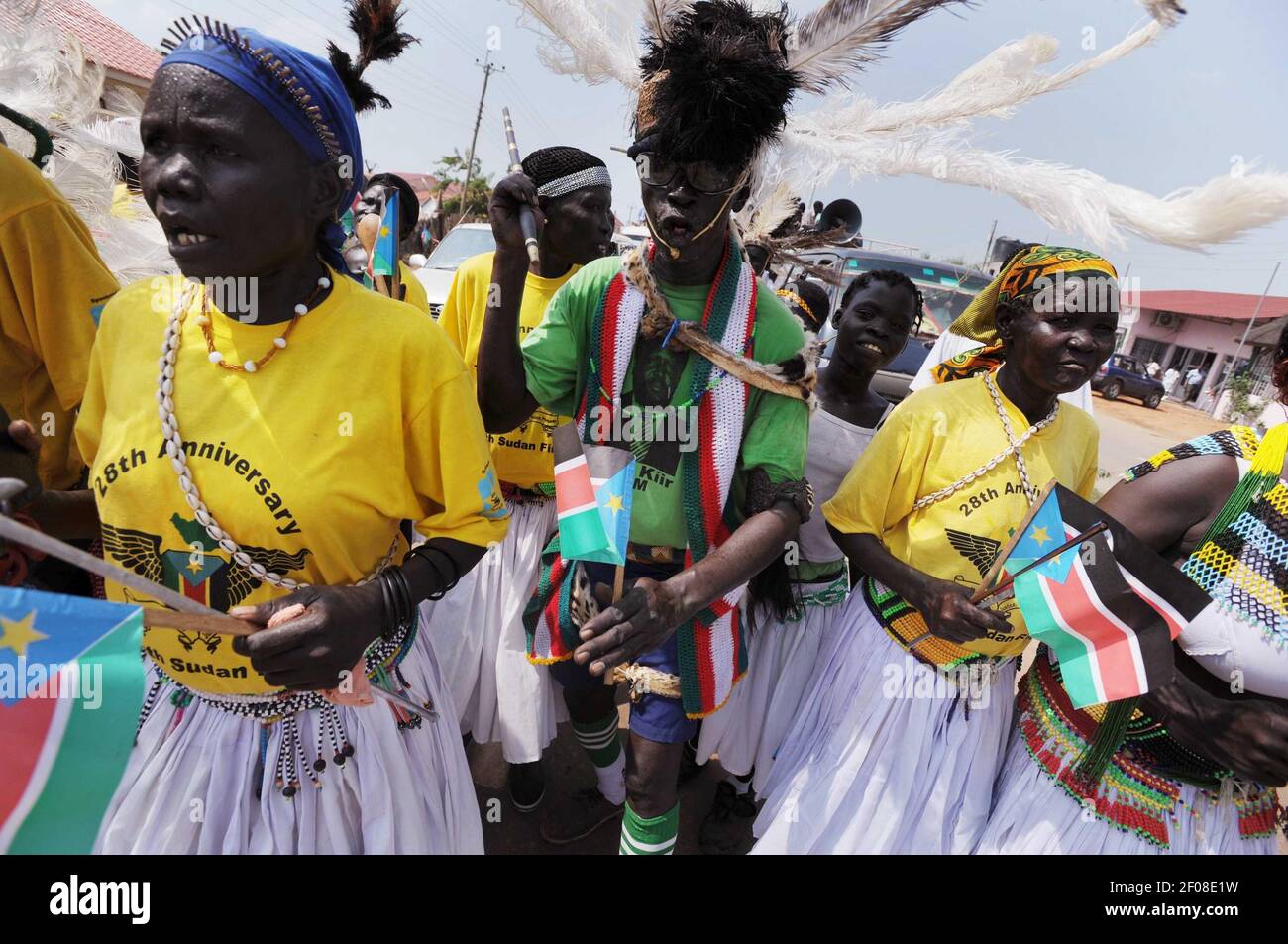 5 July 2011 - Juba, Southern Sudan - Members of the Sudan Peoples ...