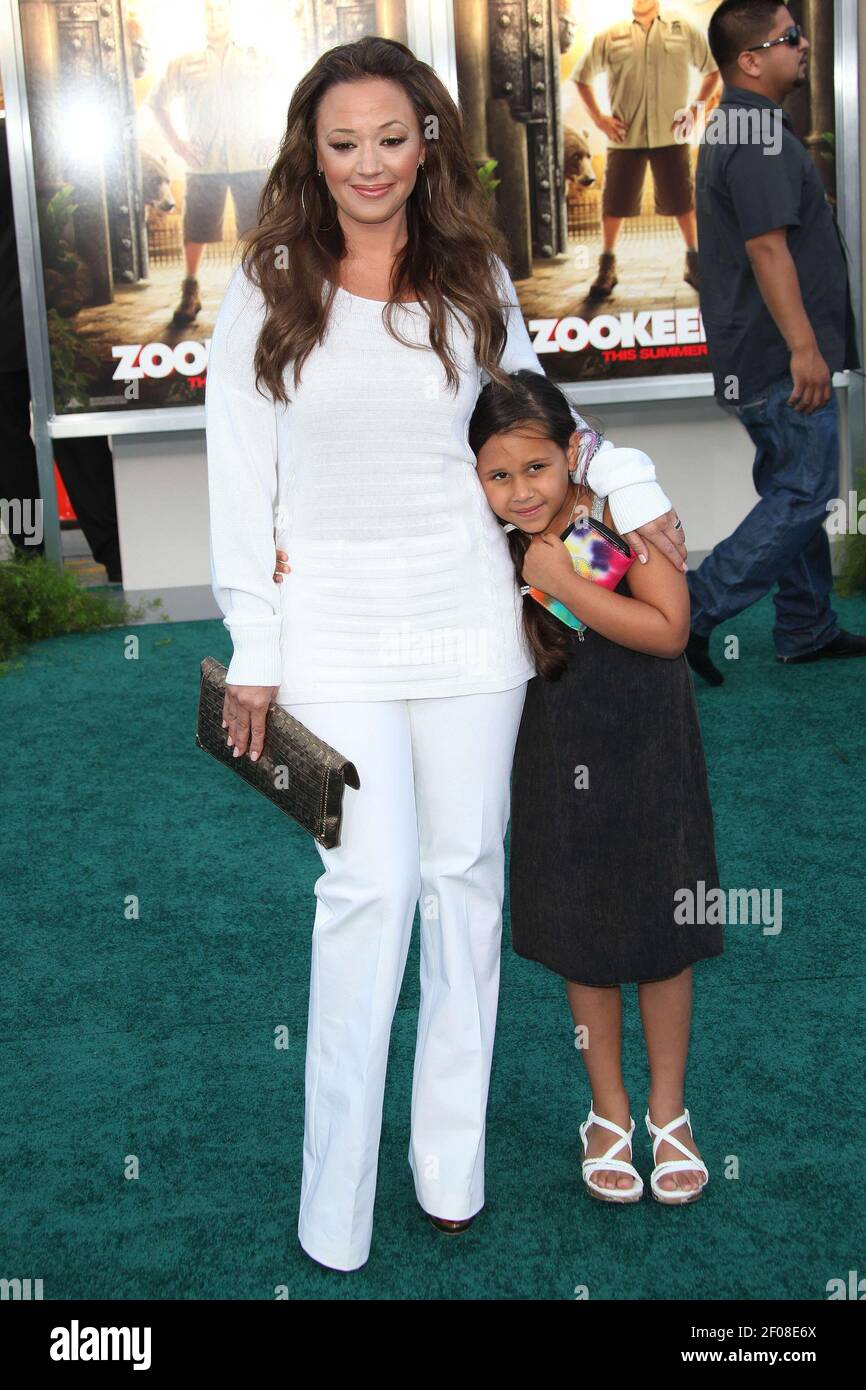 06 July 2011 - Westwood, CA - Leah Remini and daughter arrive to the ...