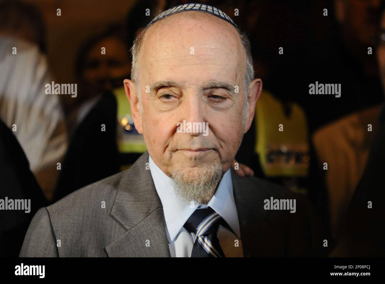 11 July 2011 - New York - Rabbi Haskel Lookstein gives a press ...