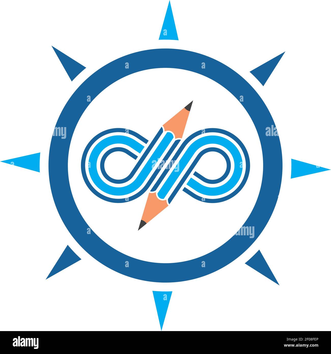 Reading compass Stock Vector Images - Alamy