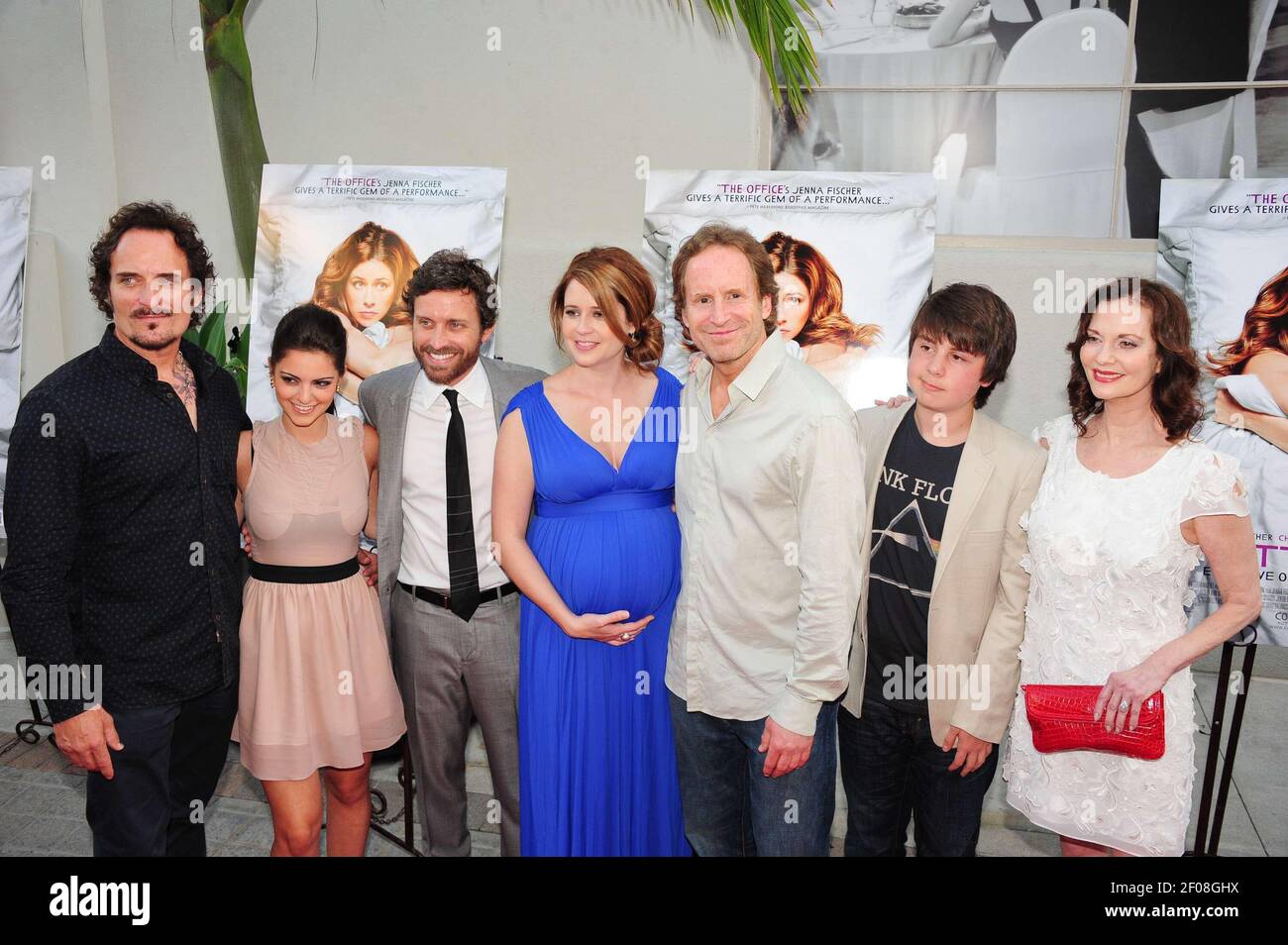 Jenna Fischer and cast of A Little Help. 14 July 2011, Culver City, CA ...