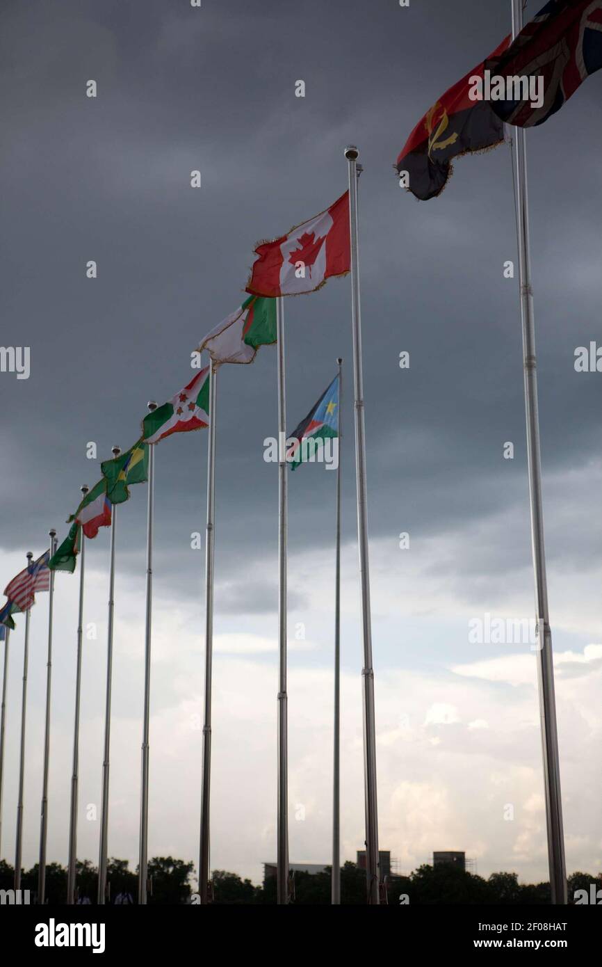 Flag united nations south sudan hi-res stock photography and images - Alamy