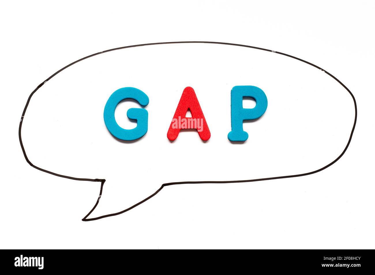 Alphabet letter with word GAP (abbreviation of good agricultural ...