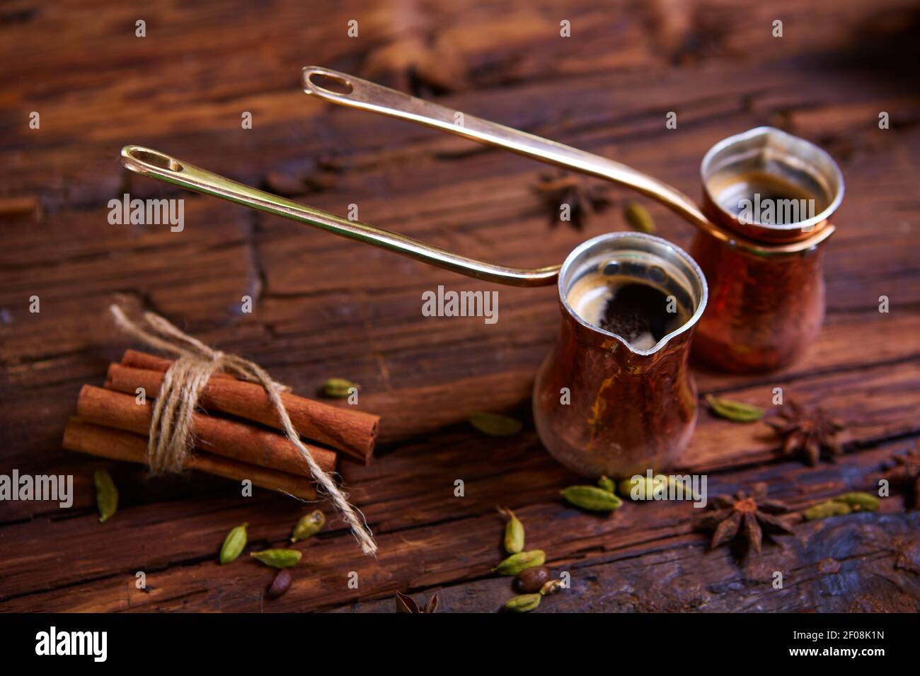 Two Turk coffee Stock Photo - Alamy