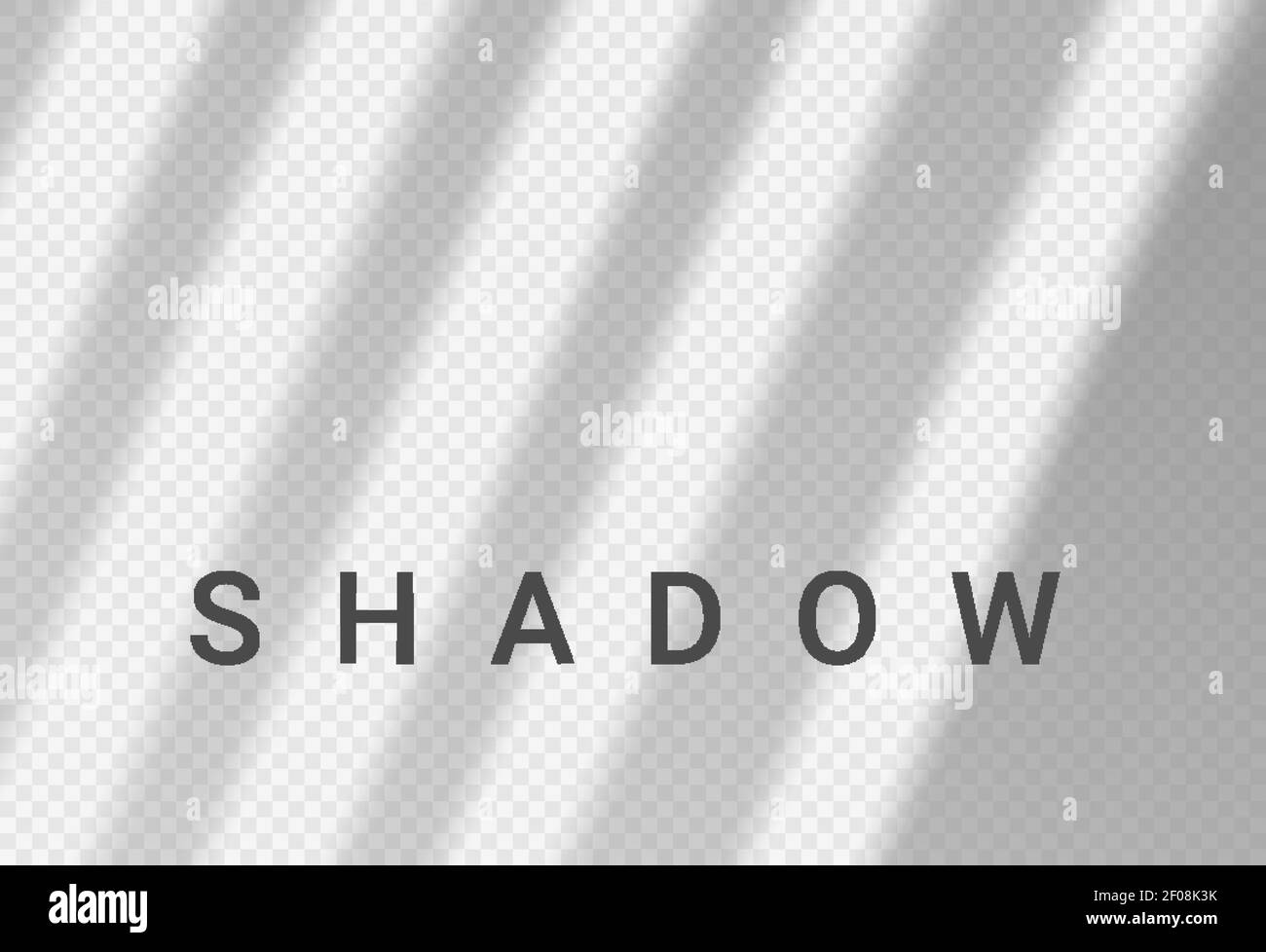 Shadow light overlay window wall scene mockup. Shadow transparent ...