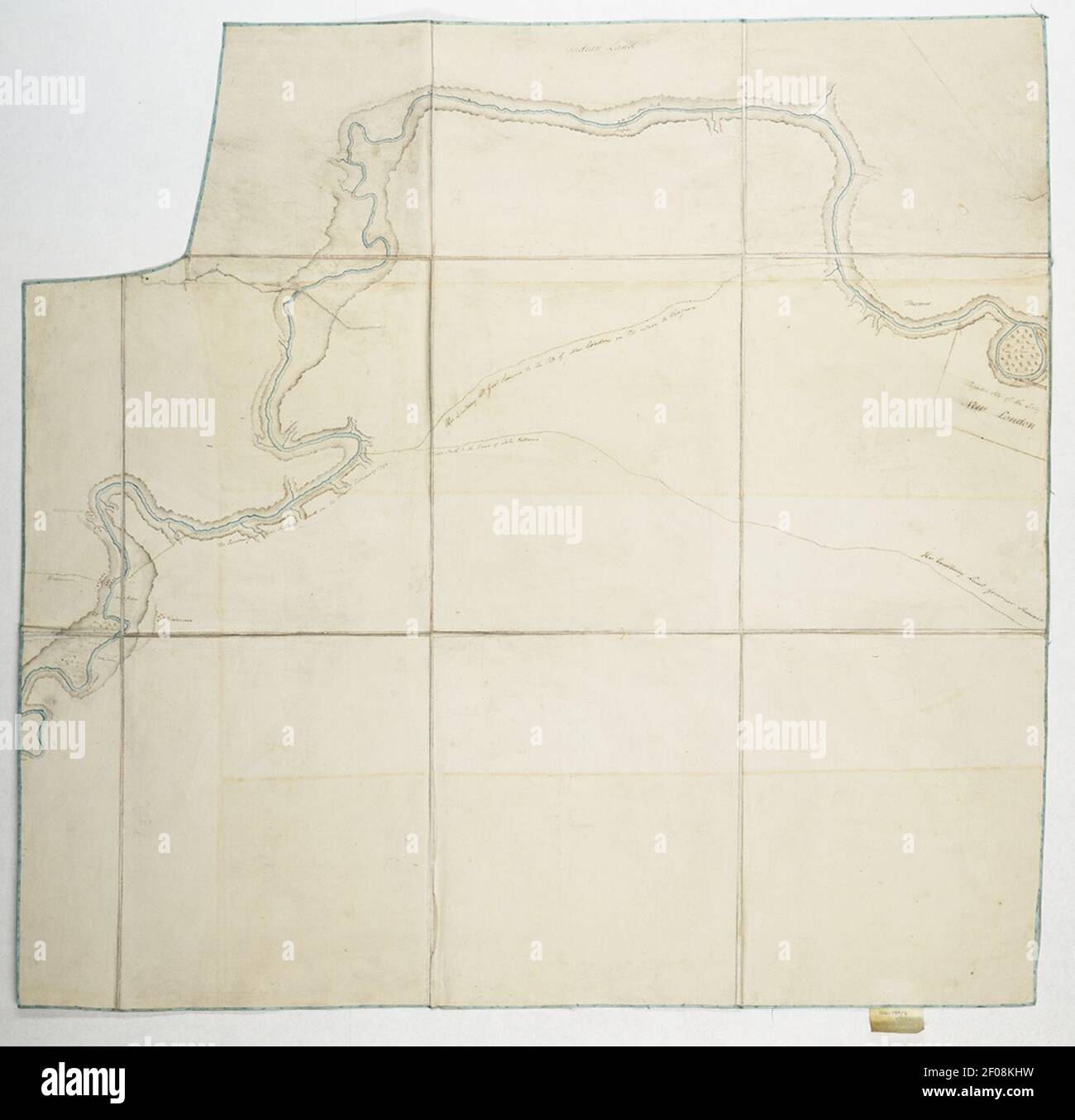 Plan of the River Thames by a scale of forty chains in one inch copied ...