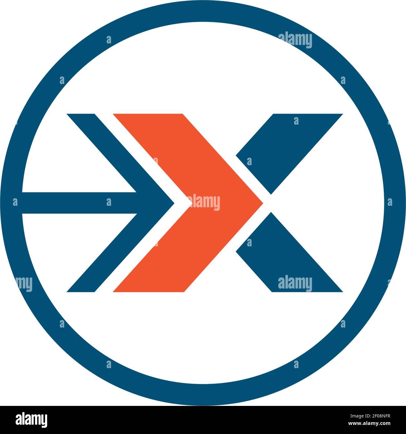 x letter arrow icon logo vector illustration design Stock Vector Image ...