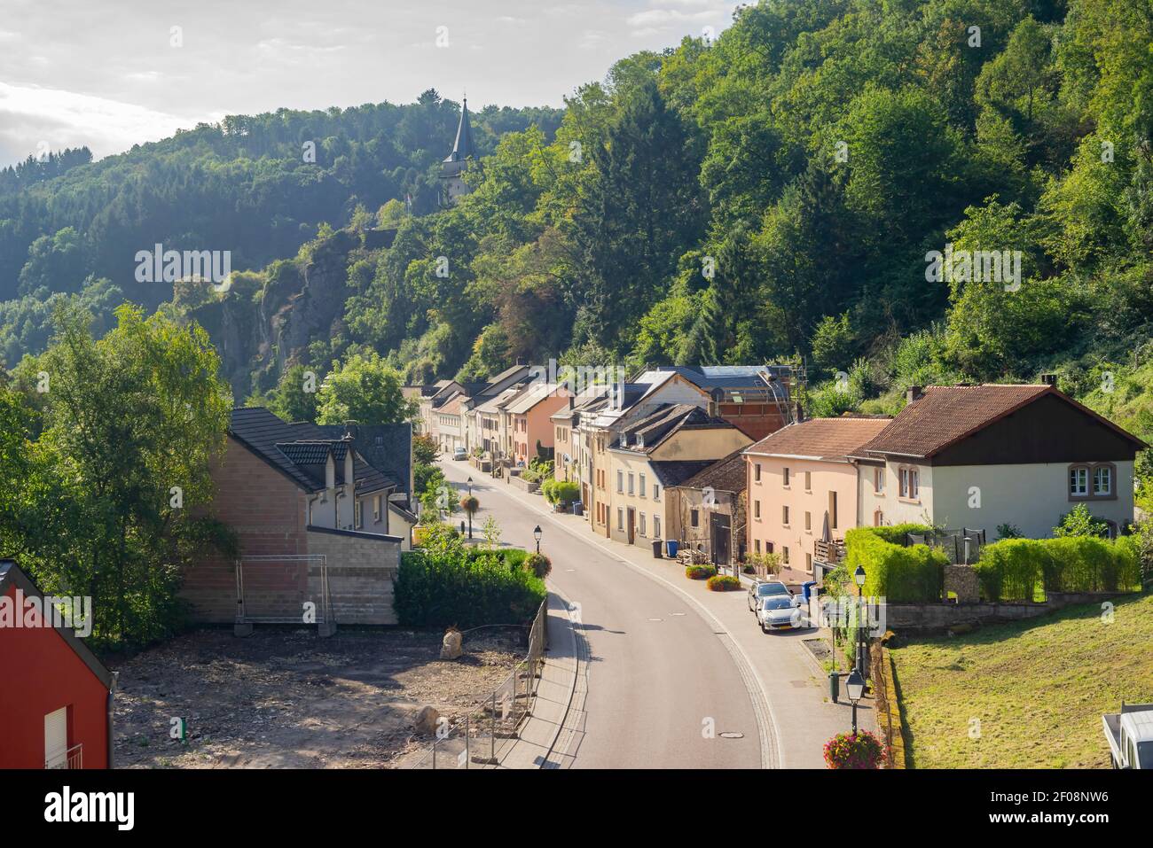 Beautiful country side scene of Vianden, Luxembourg Stock Photo - Alamy