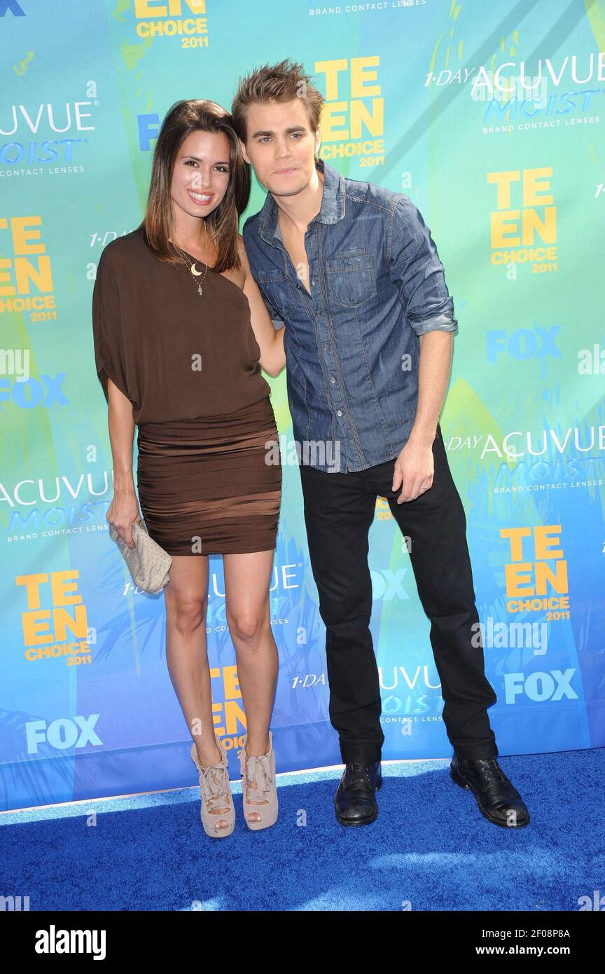 Torrey DeVitto and Paul Wesley. 7 August 2011, Universal City, CA. 2011 ...